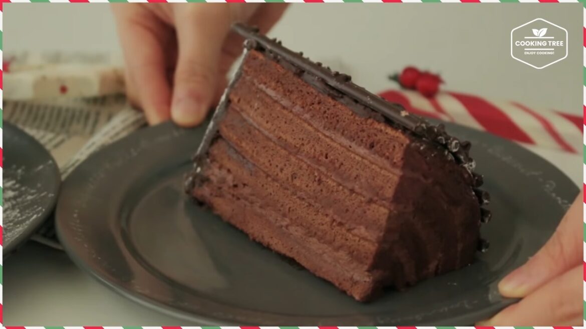 Log roll cake (Tree stump cake) Recipe