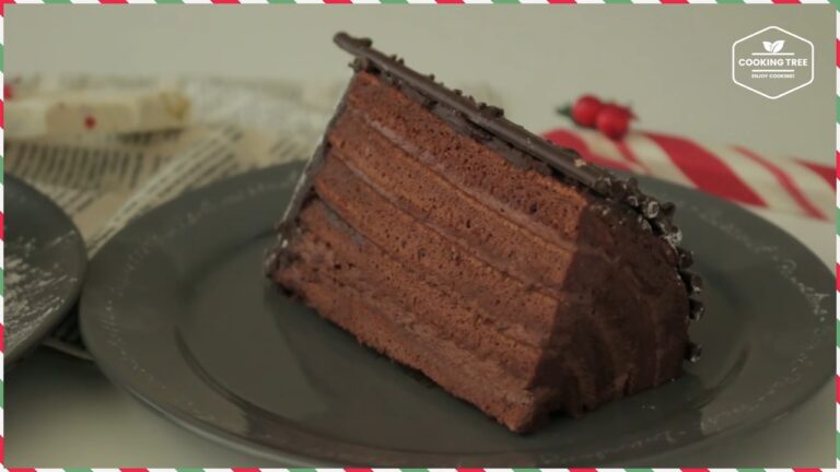 Log roll cake (Tree stump cake) Recipe