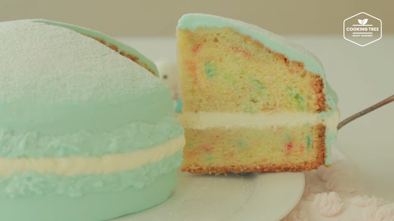 Macaron shaped cake Recipe