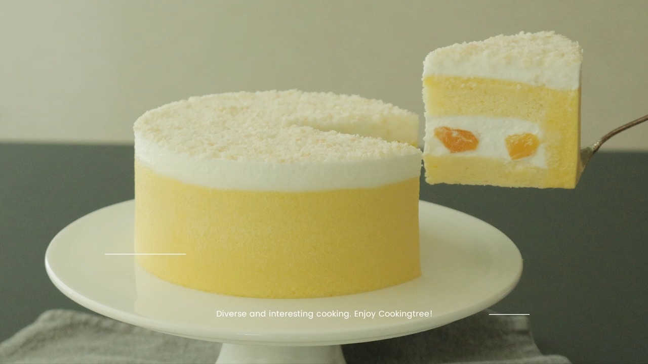 Mango coconut mousse cake Recipe