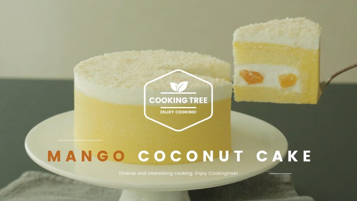 Mango coconut mousse cake Recipe