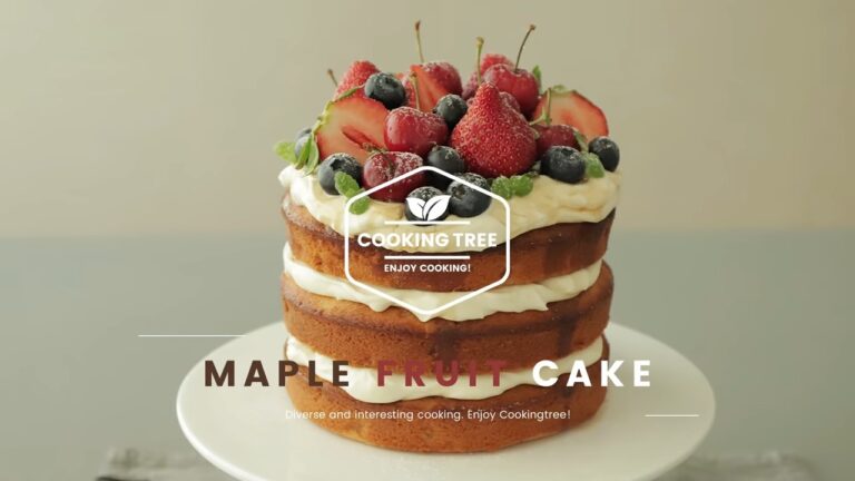 Maple fruit cake (Apple pound cake)