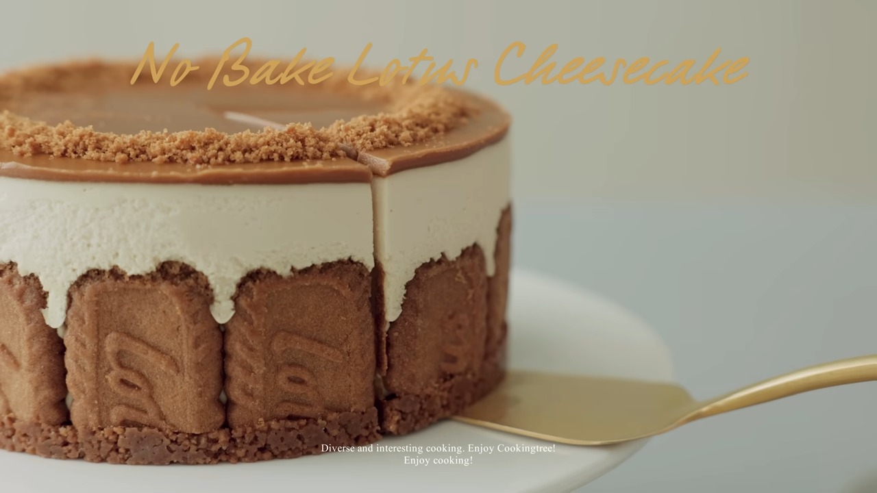 No Bake Lotus Cheesecake Recipe - Cooking Tree