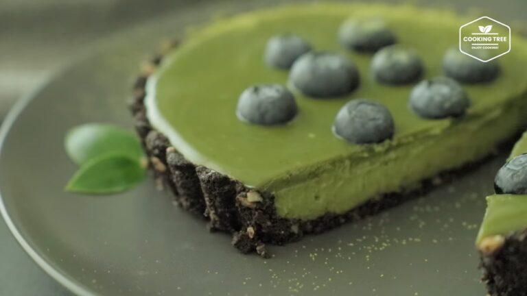 No-Bake Oreo matcha (green tea) tart Recipe
