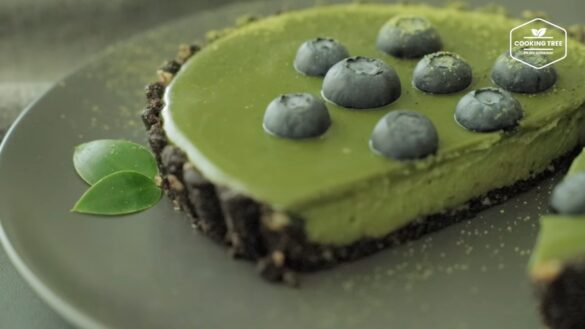 No-Bake Oreo matcha (green tea) tart Recipe
