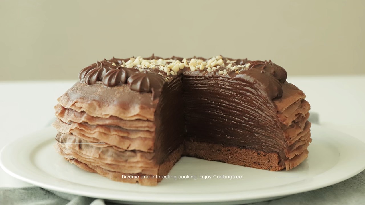 Nutella Choco Crepe Cake Recipe