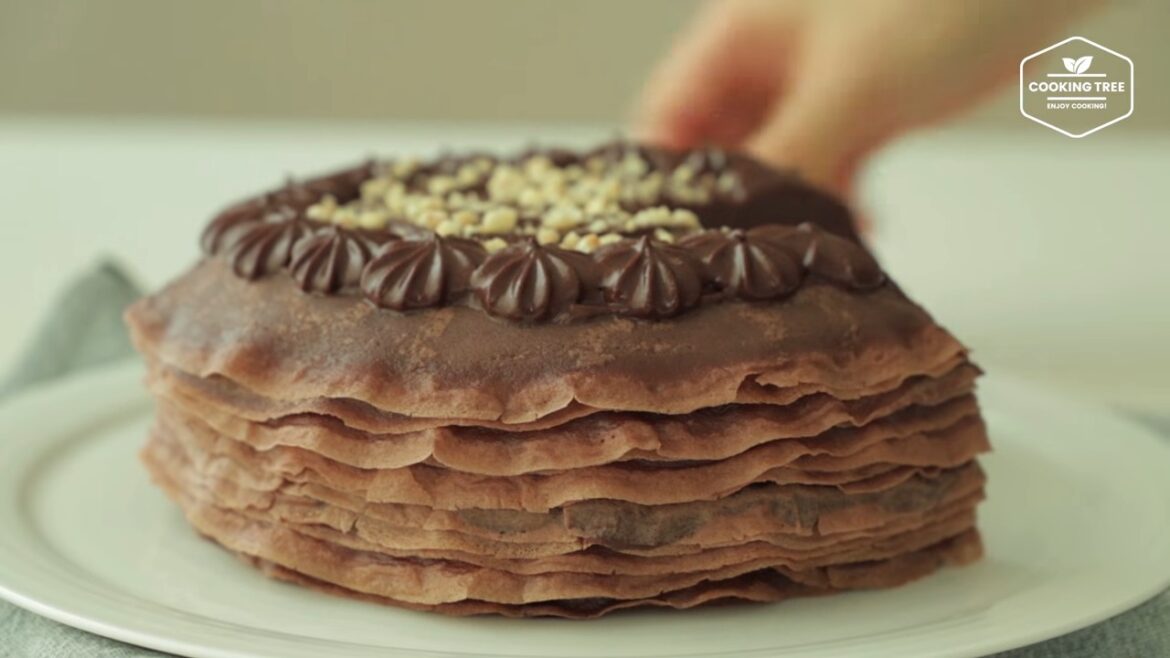 Nutella Choco Crepe Cake Recipe