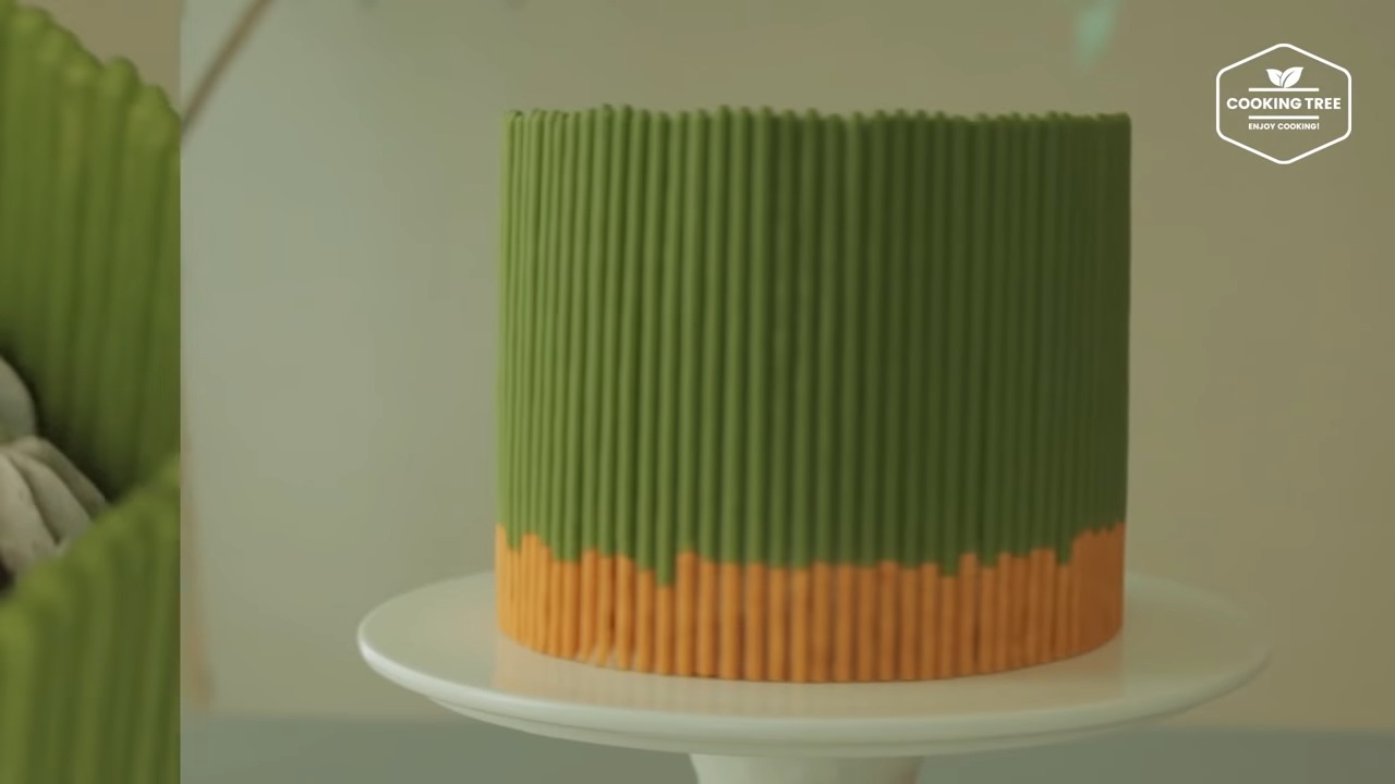 Oreo Matcha Pepero (Pocky) Cake Recipe