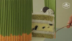 Oreo Matcha Pepero (Pocky) Cake Recipe