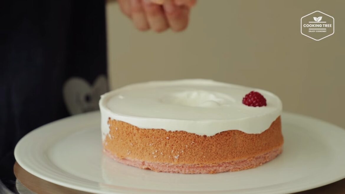 Raspberry chiffon cake Recipe