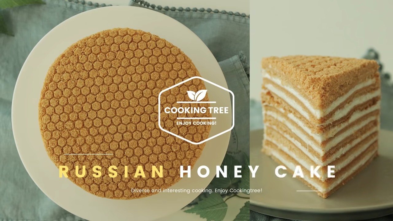 Russian Honey Cake (Medovik) Recipe