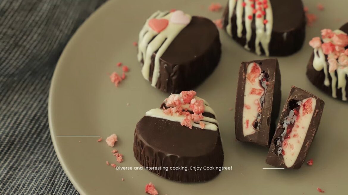 Valentine's Day Raspberry Heart Chocolate Recipe