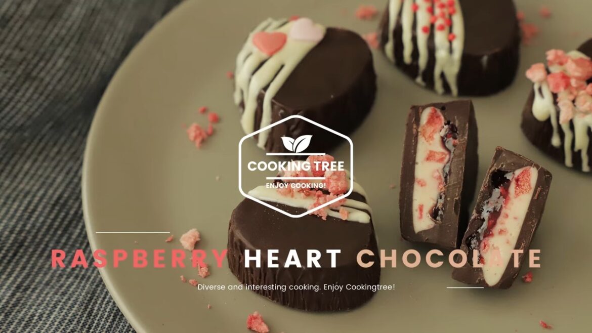 Valentine's Day Raspberry Heart Chocolate Recipe