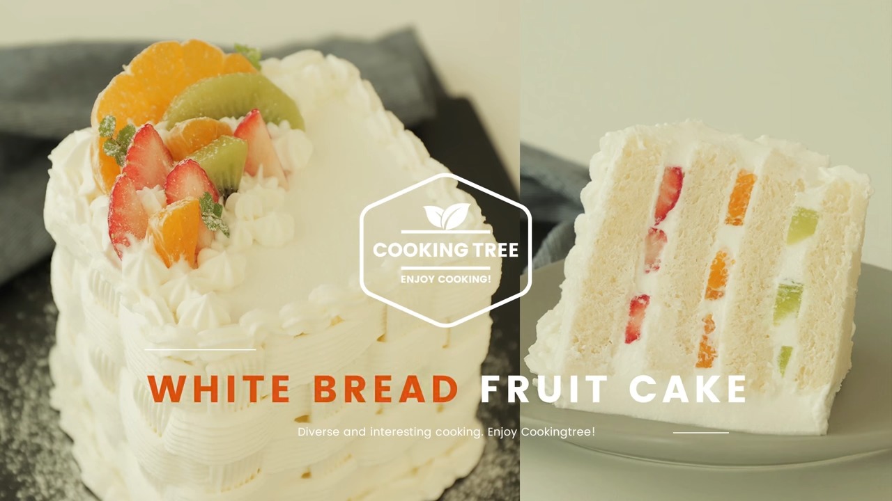 White bread fruit cake Recipe