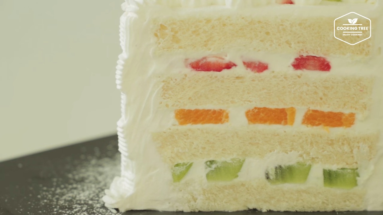 White bread fruit cake Recipe