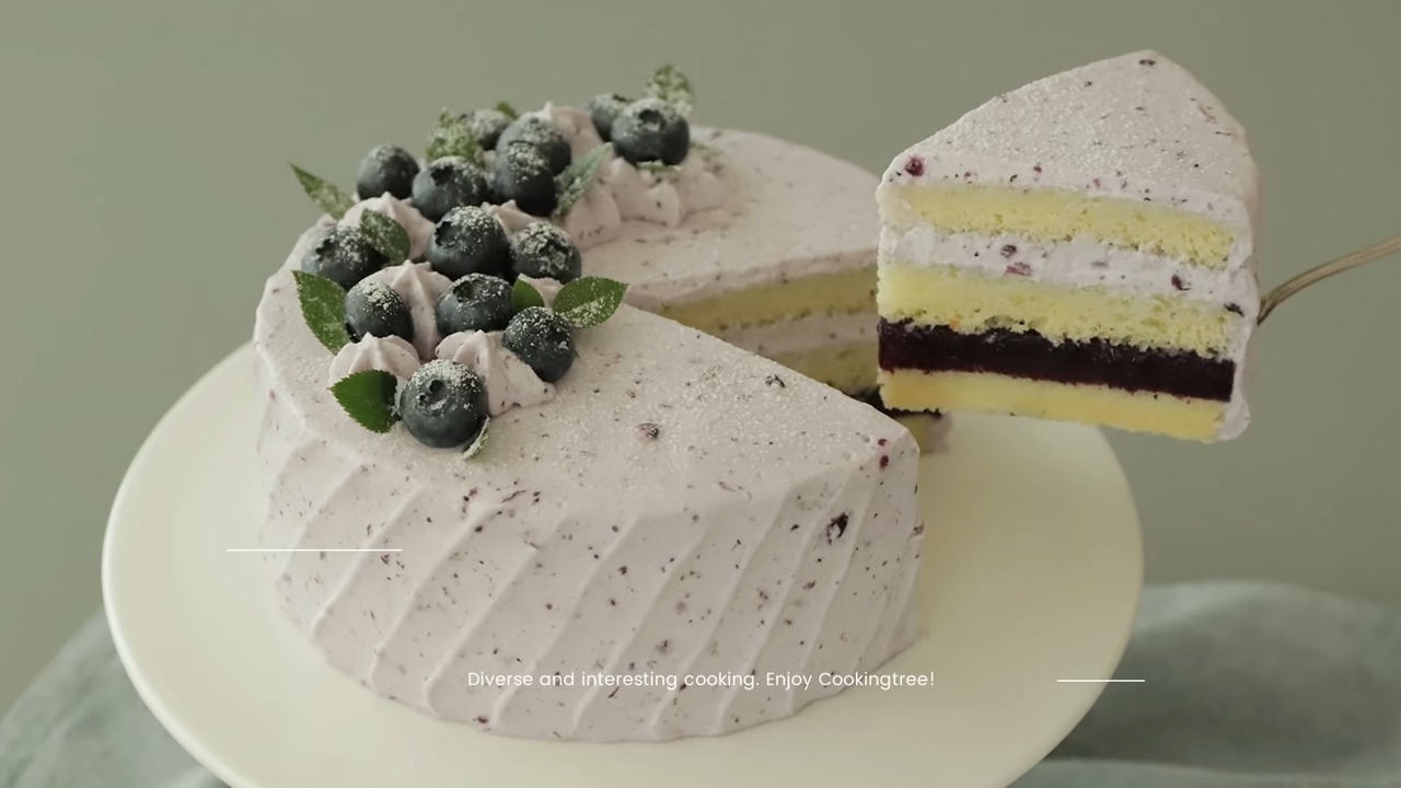 Blueberry Jelly Cake Recipe