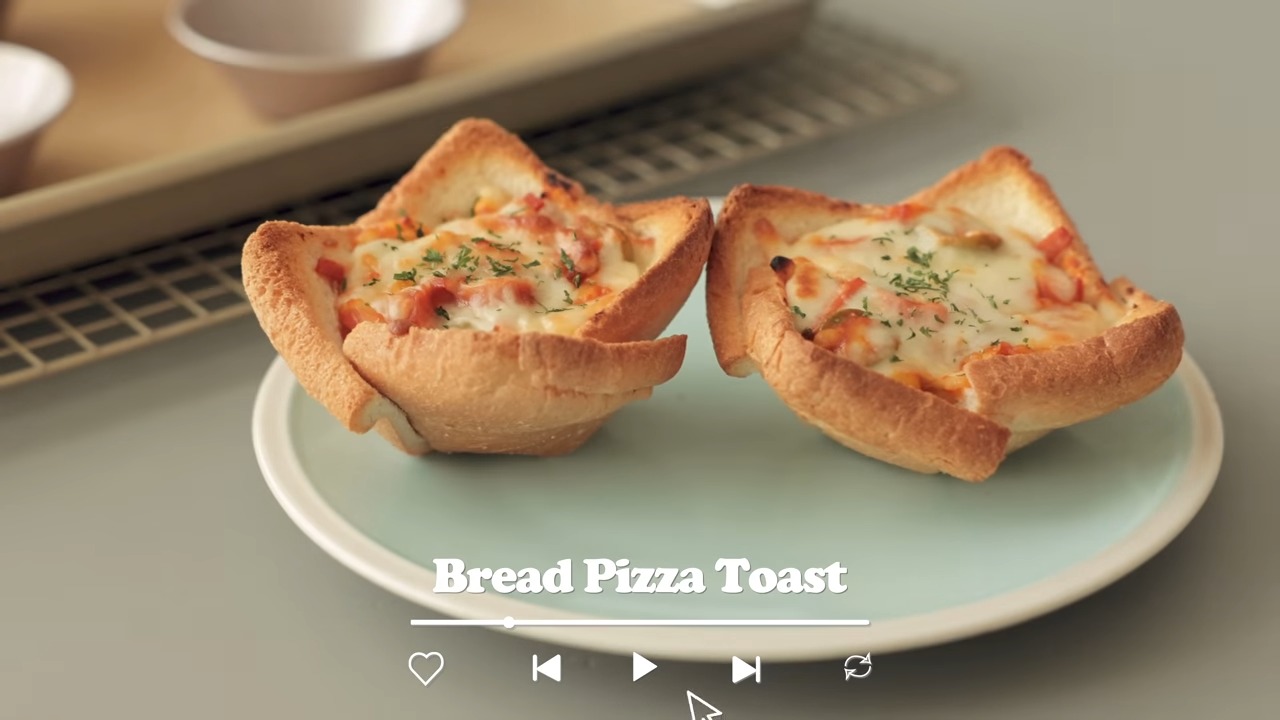 Bread Pizza Toast Recipe - Cooking Tree