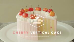 Cherry vertical layer cake Recipe