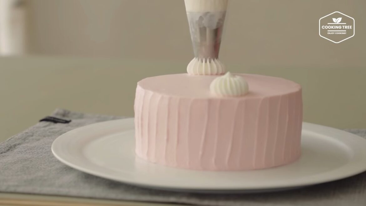 Cherry vertical layer cake Recipe