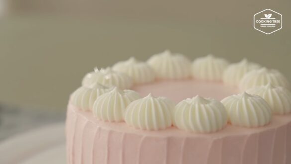 Cherry vertical layer cake Recipe