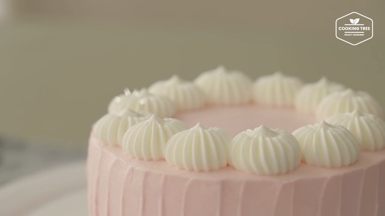 Cherry vertical layer cake Recipe