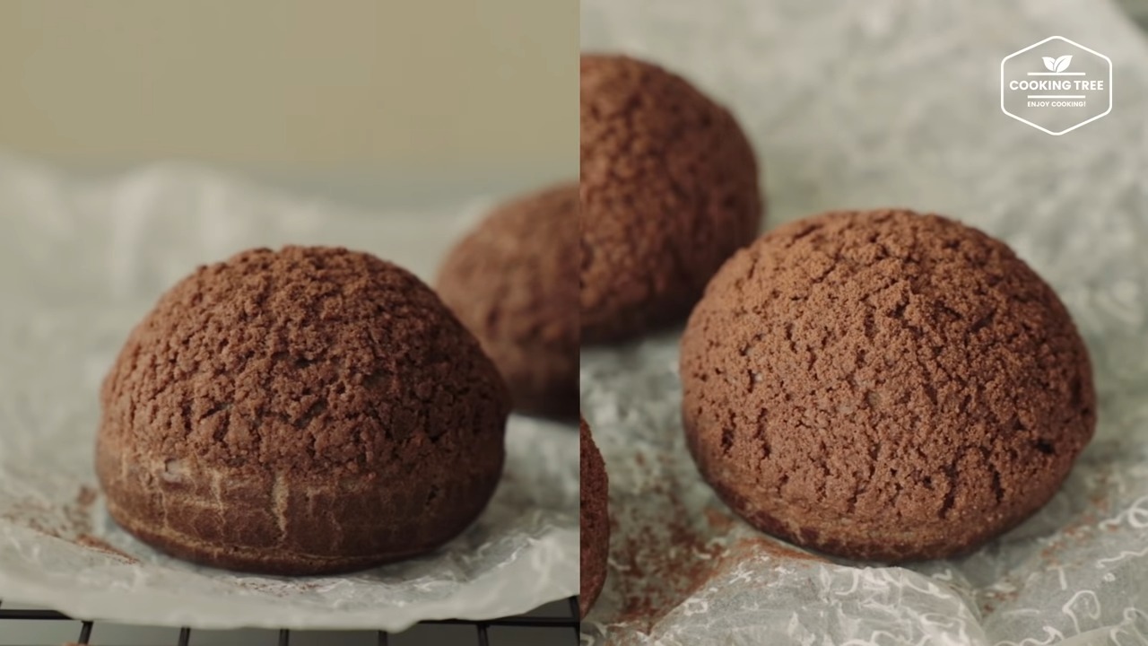 Choco Cookie Choux Crunchy Cream Puff Recipe