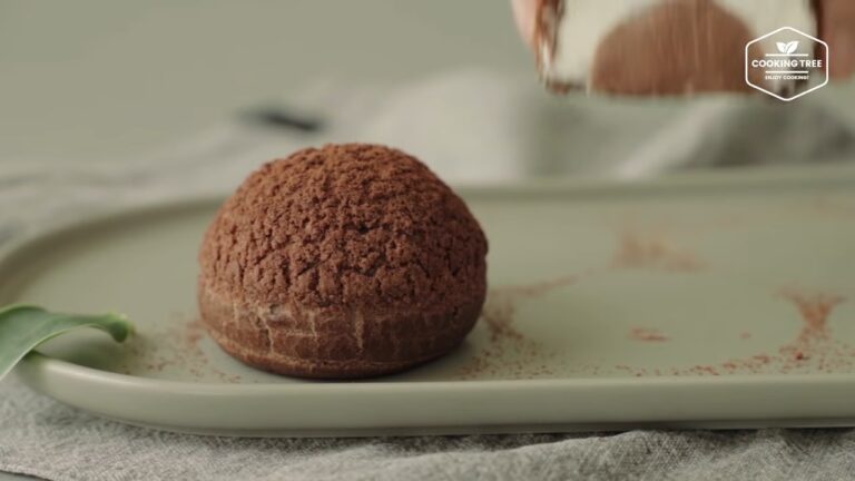Choco Cookie Choux Crunchy Cream Puff Recipe