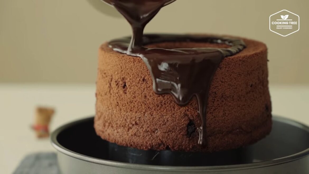 Chocolate chip Chiffon Cake Recipe
