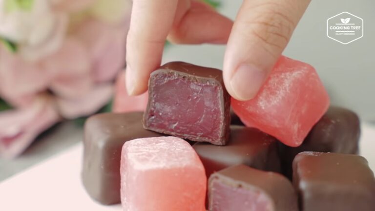 Chocolate coated Rose Turkish delight