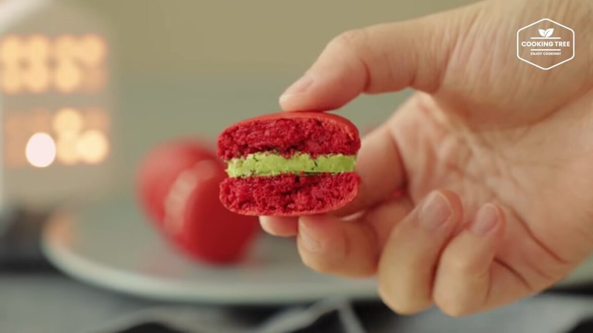 Christmas Cream Cheese Macaron Recipe