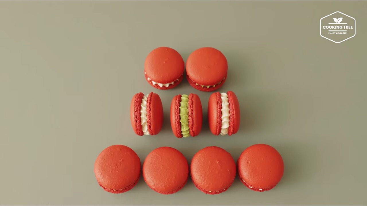 Christmas Cream Cheese Macaron Recipe