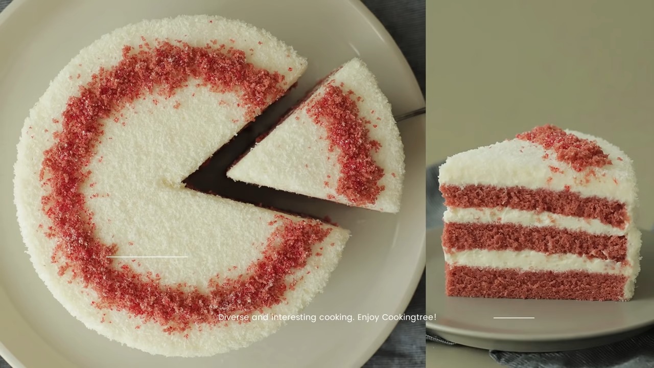 Coconut Red Velvet Cake Recipe