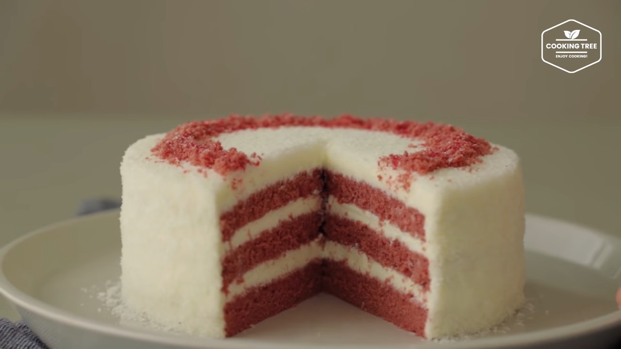 Coconut Red Velvet Cake Recipe