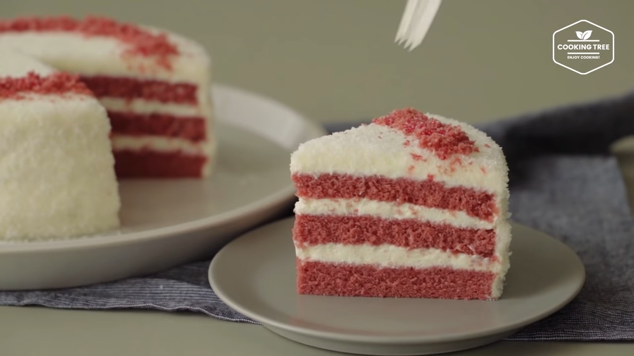 Coconut Red Velvet Cake Recipe