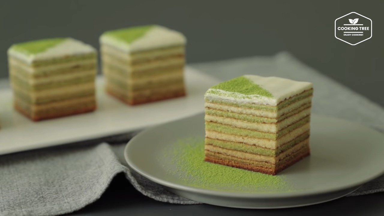 Green tea Baumkuchen (Tree Cake) Recipe
