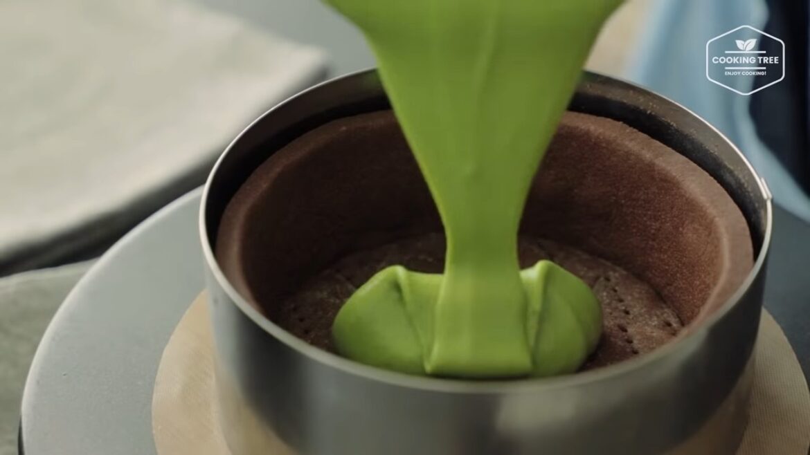 Green tea (Matcha) Lava Cheese Tart Recipe