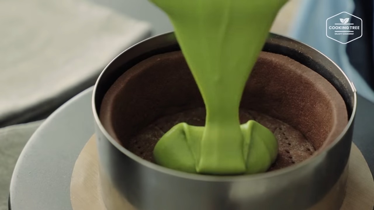 Green tea (Matcha) Lava Cheese Tart Recipe