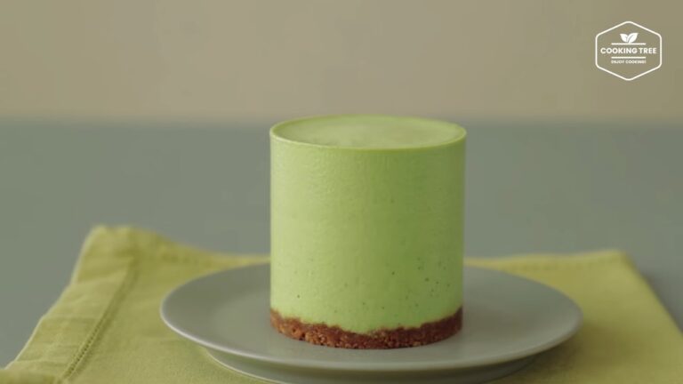 Green tea White Chocolate Mousse Cake Recipe