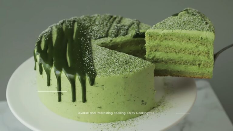 Green tea (Matcha) Chocolate Cake Recipe