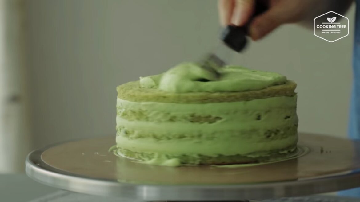 Green tea (Matcha) Chocolate Cake Recipe