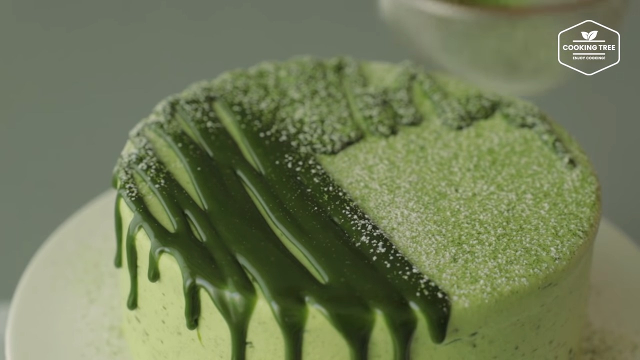 Green tea (Matcha) Chocolate Cake Recipe