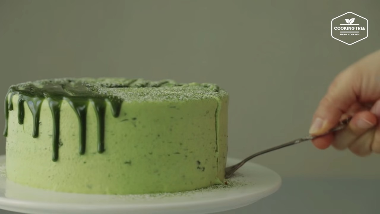 Green tea (Matcha) Chocolate Cake Recipe