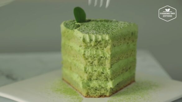 Green tea (Matcha) Chocolate Cake Recipe