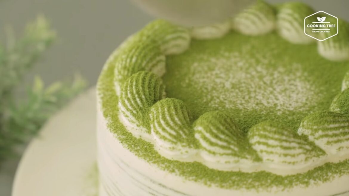 Matcha (Green tea) Crepe Cake Recipe