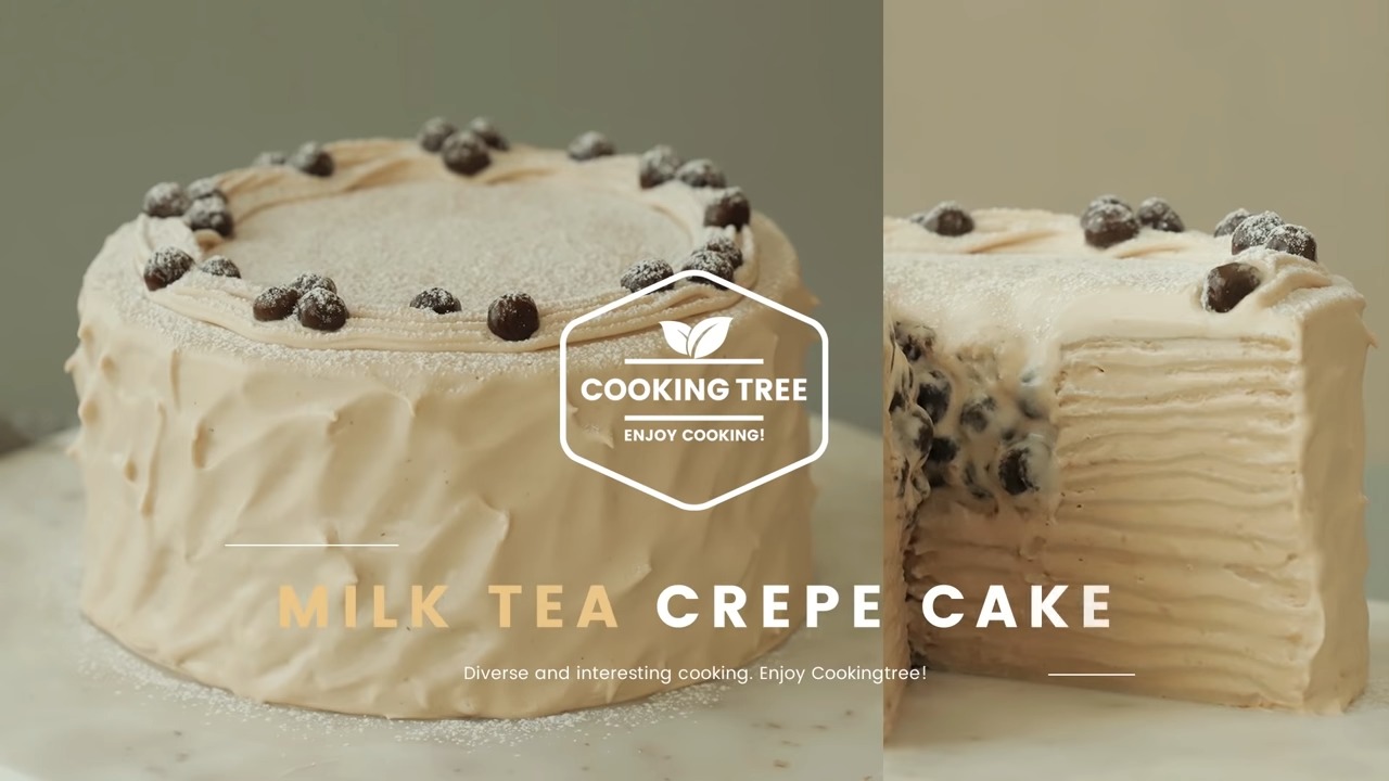 Milk Tea Crepe Cake Recipe