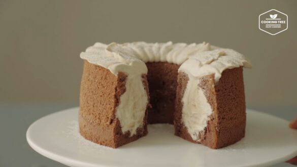 Mocha Cream Chiffon Cake Recipe