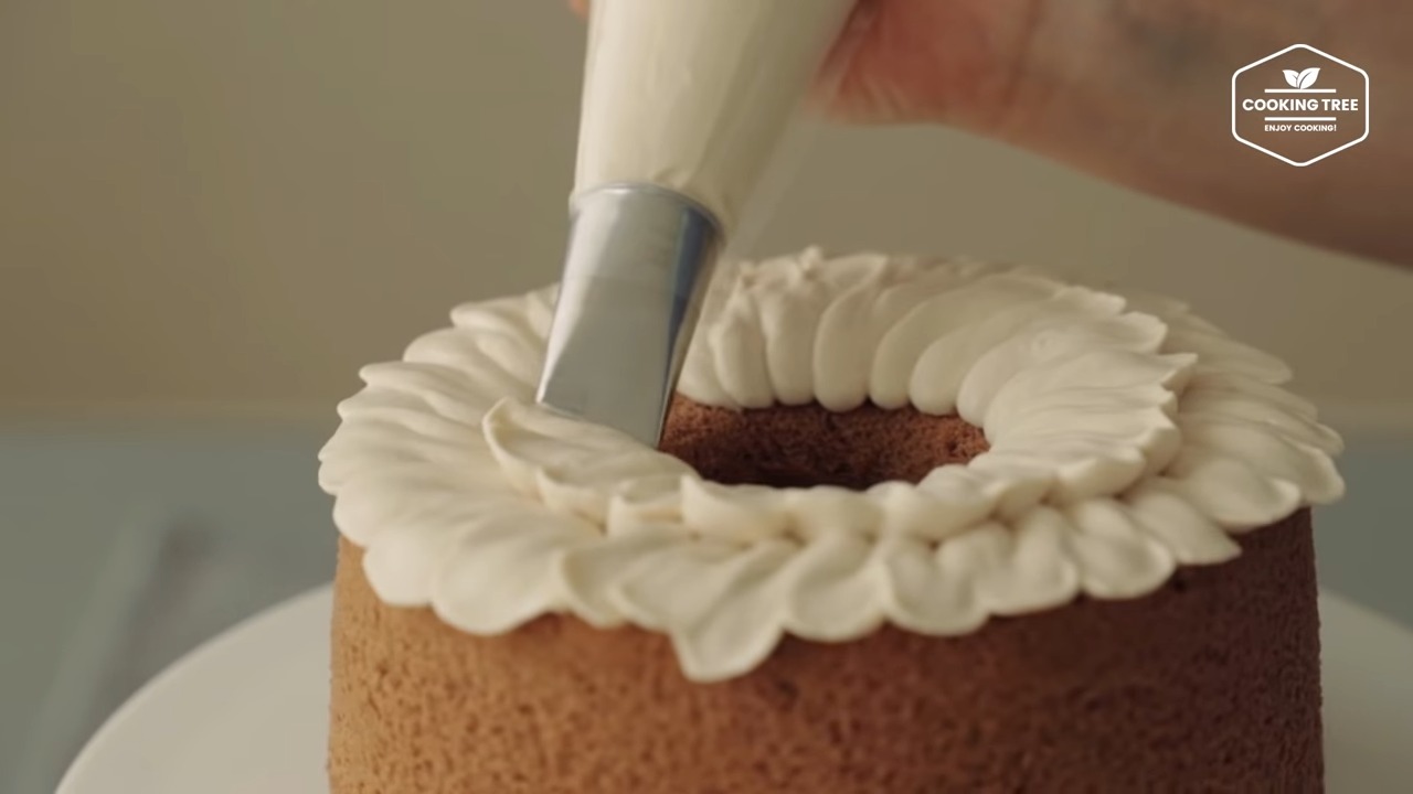 Mocha Cream Chiffon Cake Recipe
