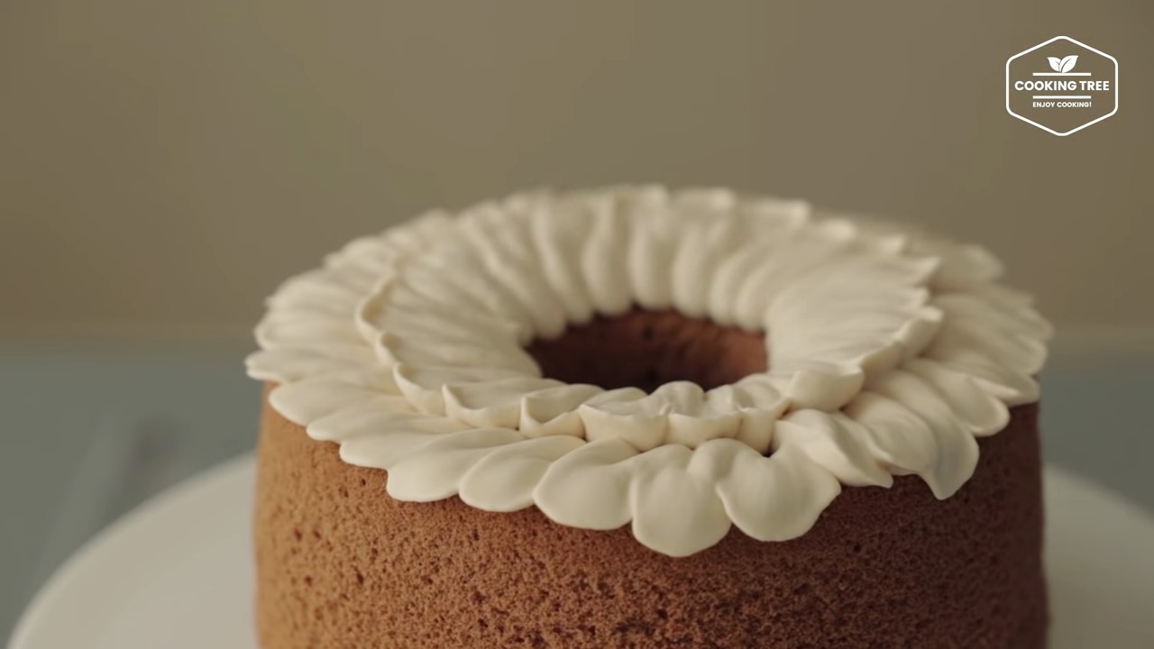 Mocha Cream Chiffon Cake Recipe