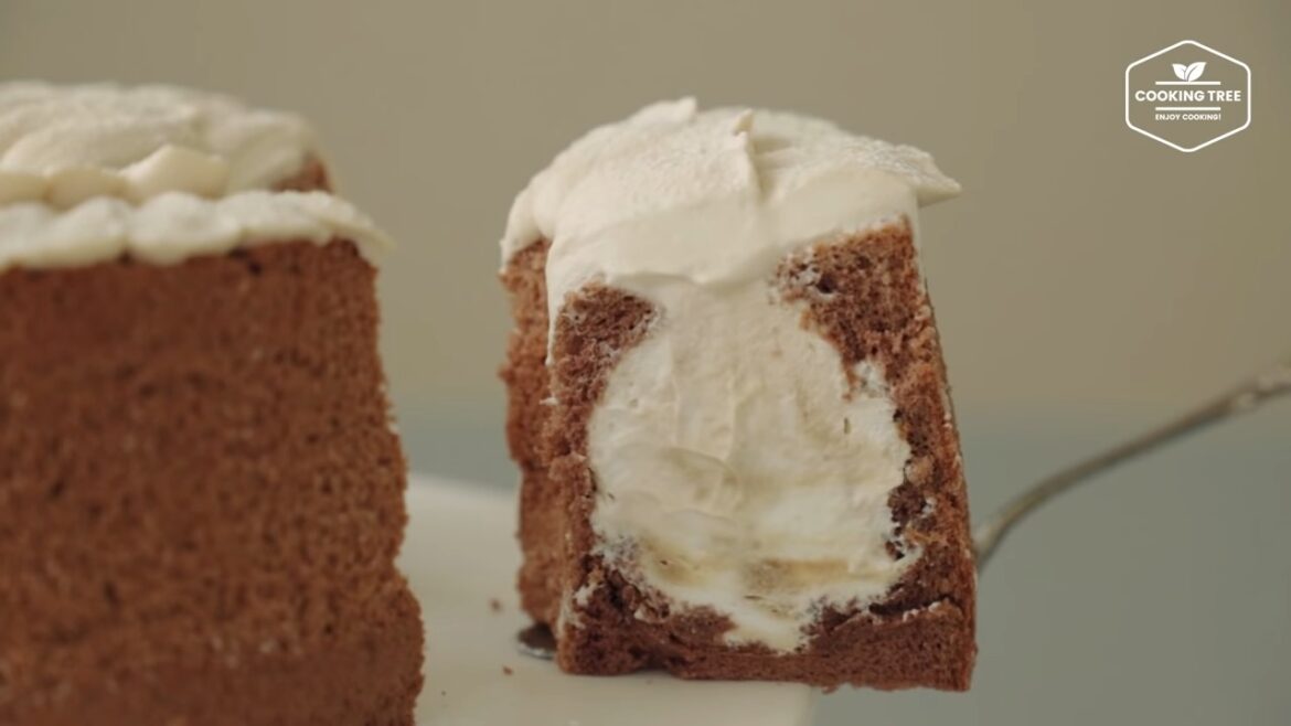 Mocha Cream Chiffon Cake Recipe