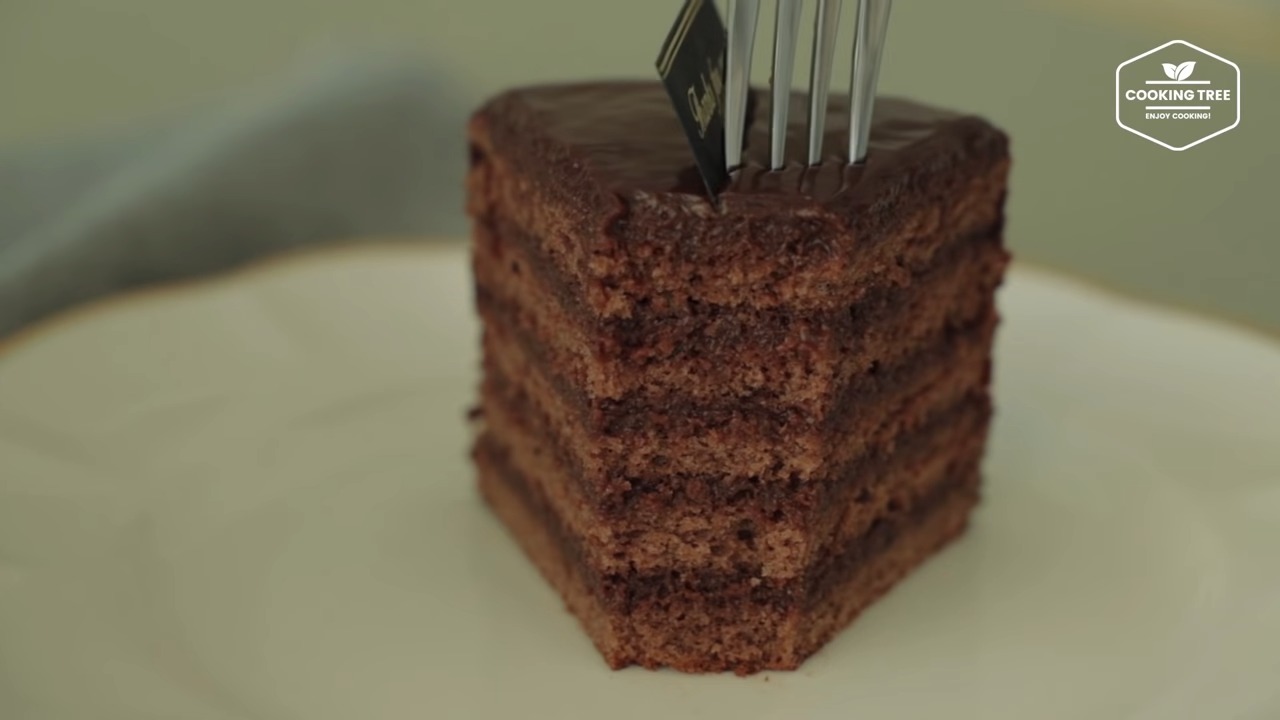Nutella Torte Cake Chocolate Glaze Cake